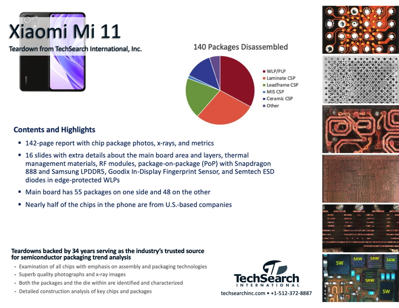 TechSearch International | Product Teardowns | TechSearch Teardowns